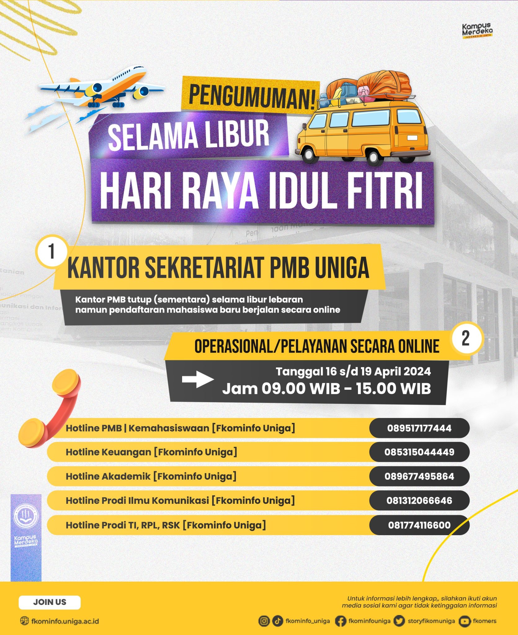 Fakultas Komunikasi dan Informasi UNIGA